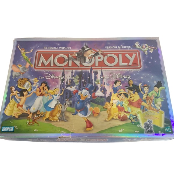 Disney | Toys | Monopoly Disney Edition Bilingual Edition Parker ...